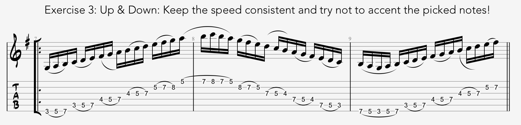 Legato 3: 16th Notes | JustinGuitar.com